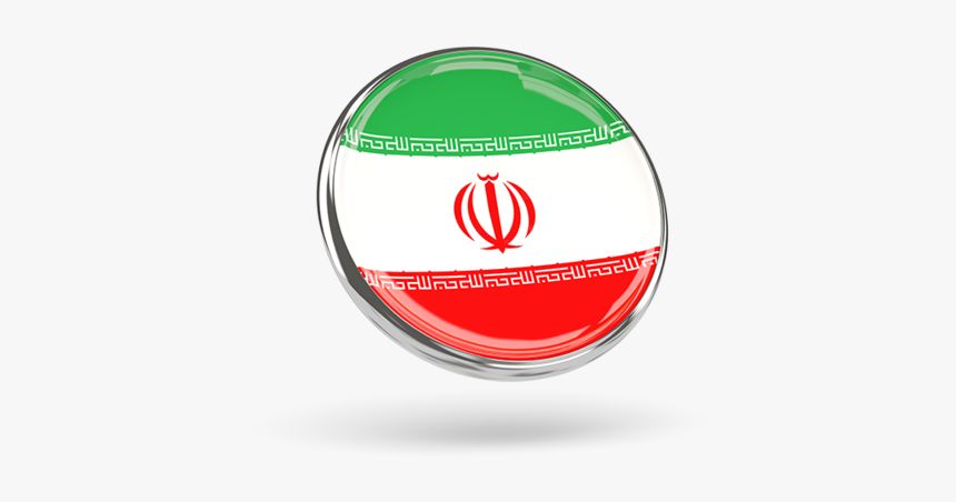Round Icon With Metal Frame - Iran Flag, HD Png Download , Transparent ...