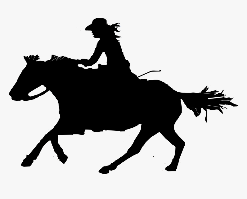 Horse And Rider Silhouette Vector