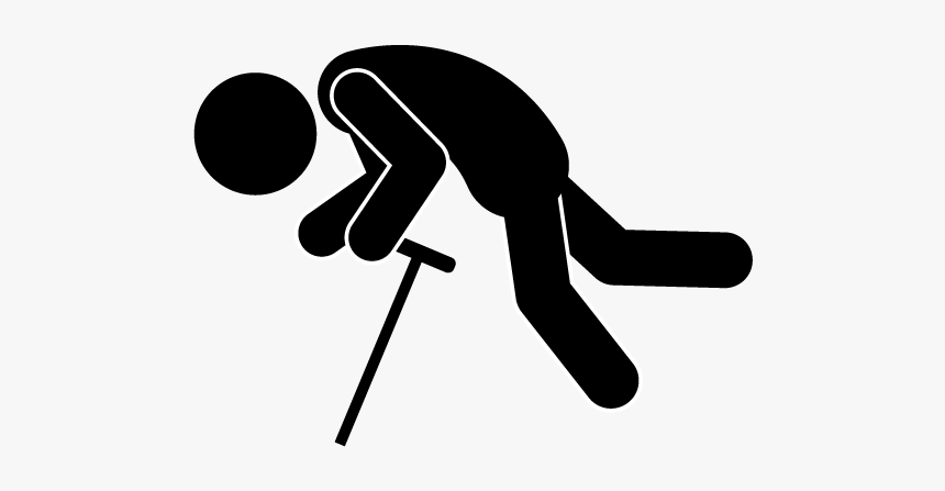 Free Fallin - Old Man Falling Icon, HD Png Download , Transparent Png ...