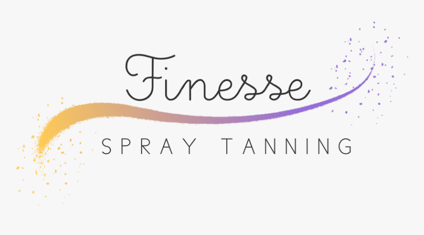 Finesse Spray Tanning - Transparent Spray Tan Logo, HD Png Download ...
