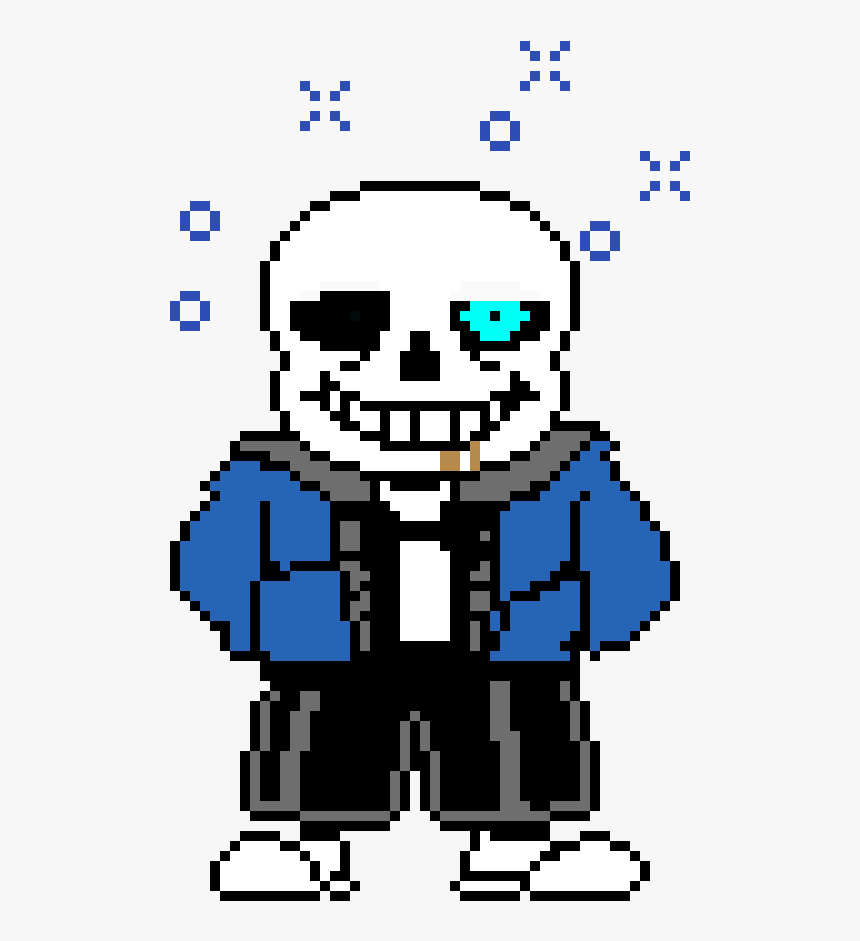 Undertale Pixel Art , Png Download - Sans Bad Time Eye, Transparent Png ...