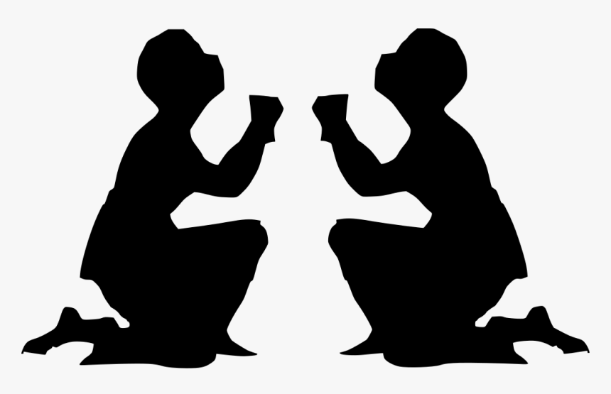 Hand Praying Cartoon Drawing, HD Png Download , Transparent Png Image ...