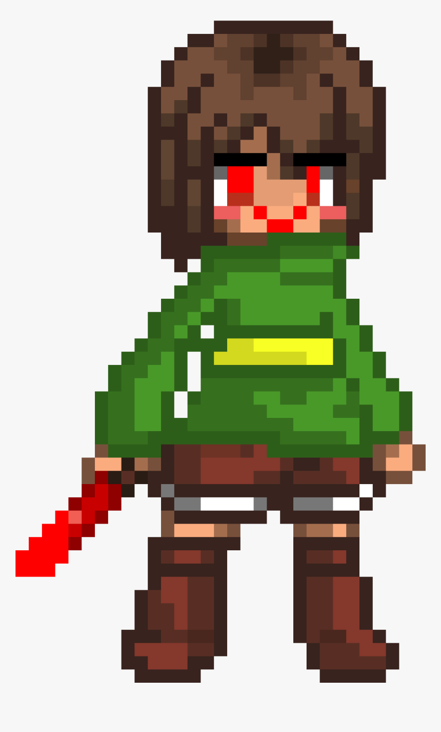 Pixel Art Chara, HD Png Download , Transparent Png Image - PNGitem
