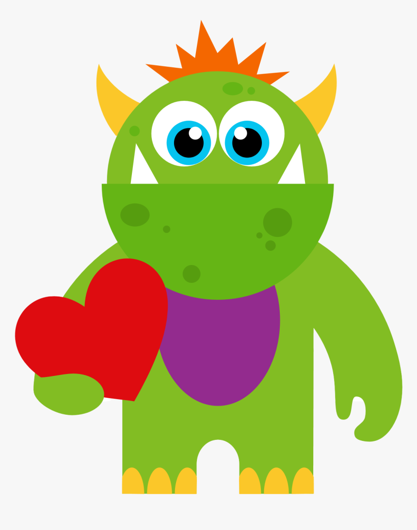 Valentines Monster Clipart