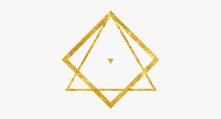 Gold Png Transparent Triangle, Png Download , Transparent Png Image ...