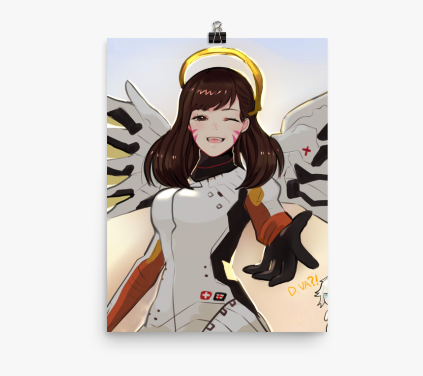 Overwatch Pharah Mercy Cute, HD Png Download , Transparent Png Image ...