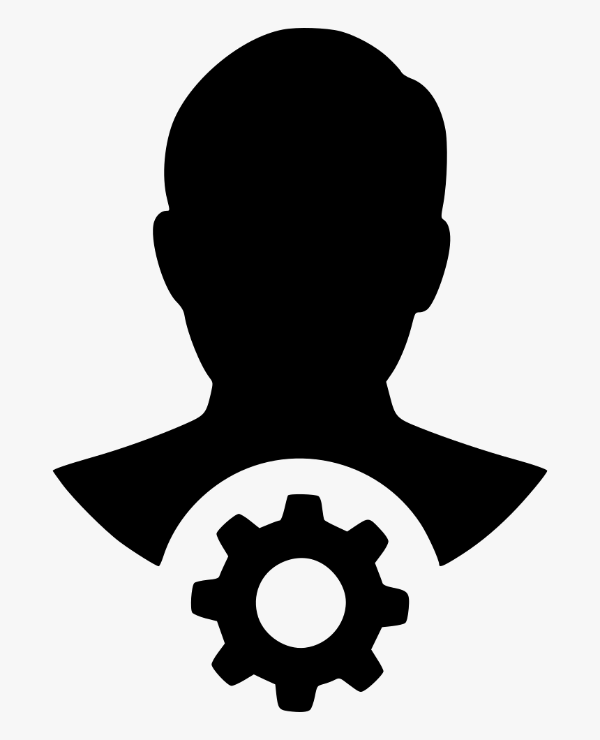 Person Gear - Woman Gears Icon Png, Transparent Png , Transparent Png ...