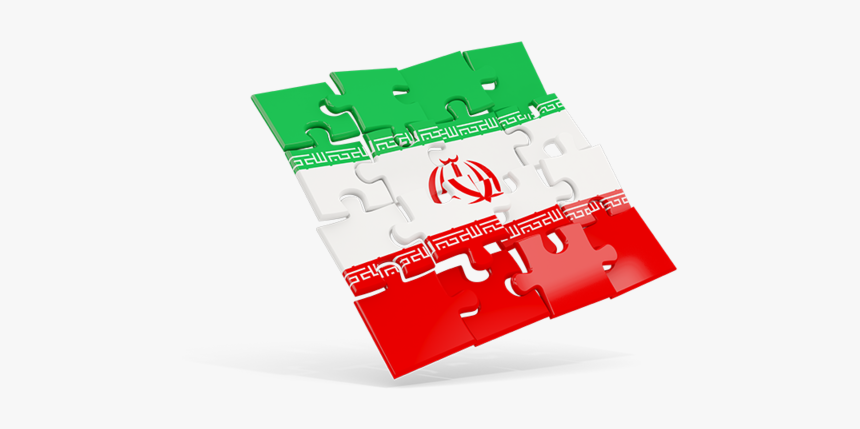 Square Puzzle Flag - Iran Flag Puzzle, HD Png Download , Transparent ...