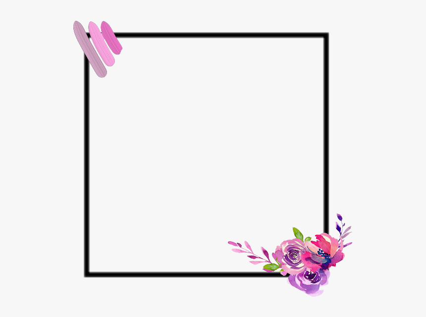 Transparent Watercolor Frame Png - Watercolor Painting, Png Download ...