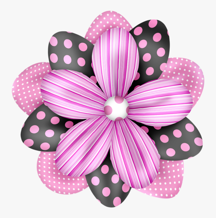 Flower Clipart Design For Scrapbook, HD Png Download , Transparent Png ...
