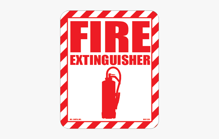 Fire Extinguisher Styrene Sign - Graphic Design, HD Png Download ...
