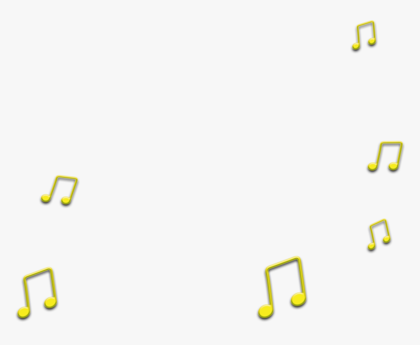 Yellow Musical Note - Music Notes Yellow Png, Transparent Png ...