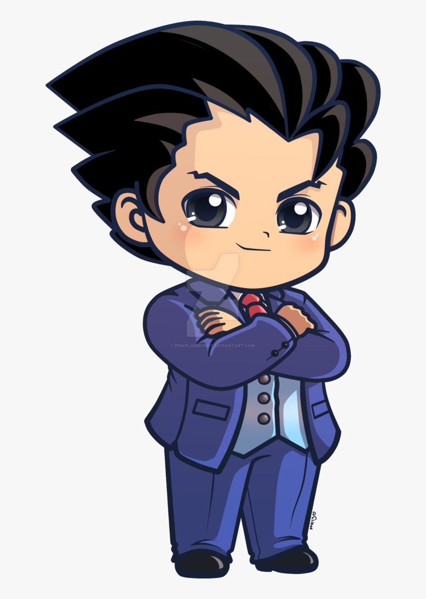 Chibi Phoenix Wright, HD Png Download , Transparent Png Image - PNGitem