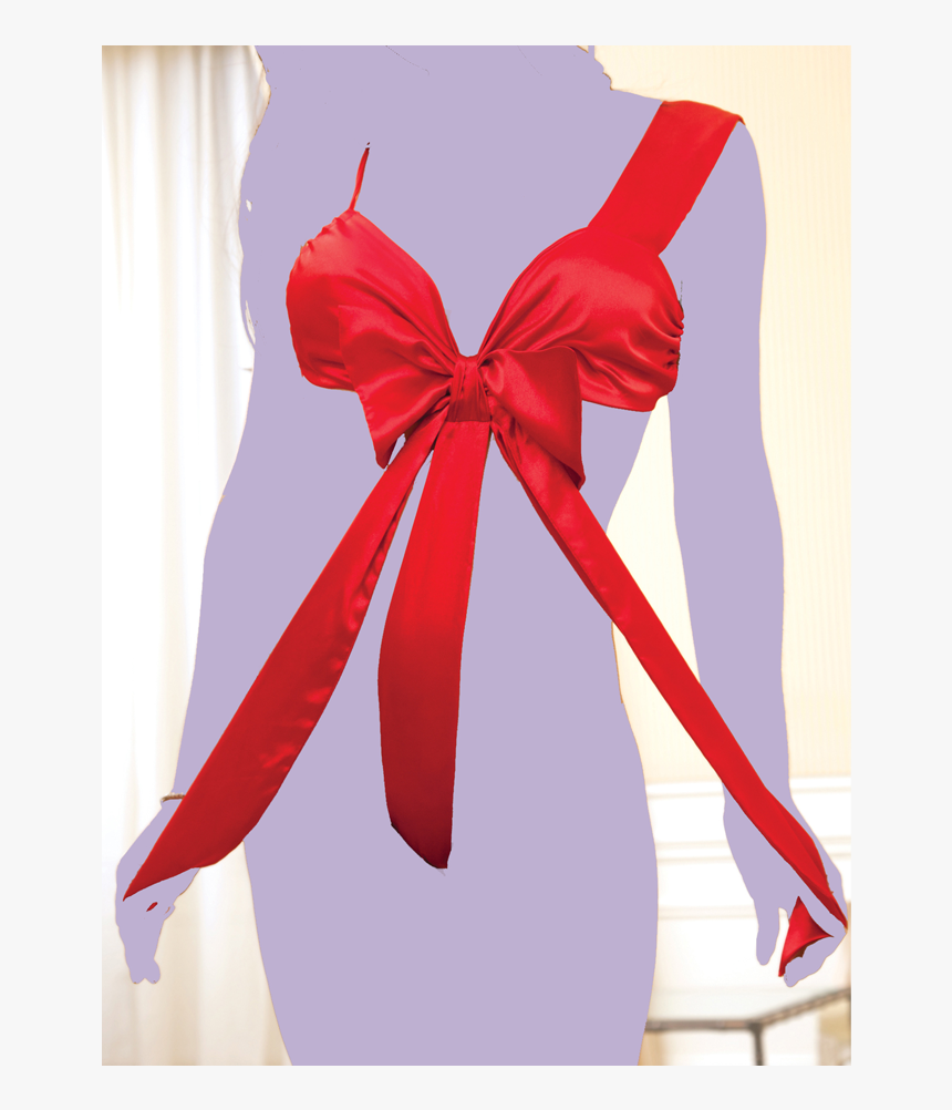 Red Ribbon Lingerie, HD Png Download , Transparent Png Image - PNGitem