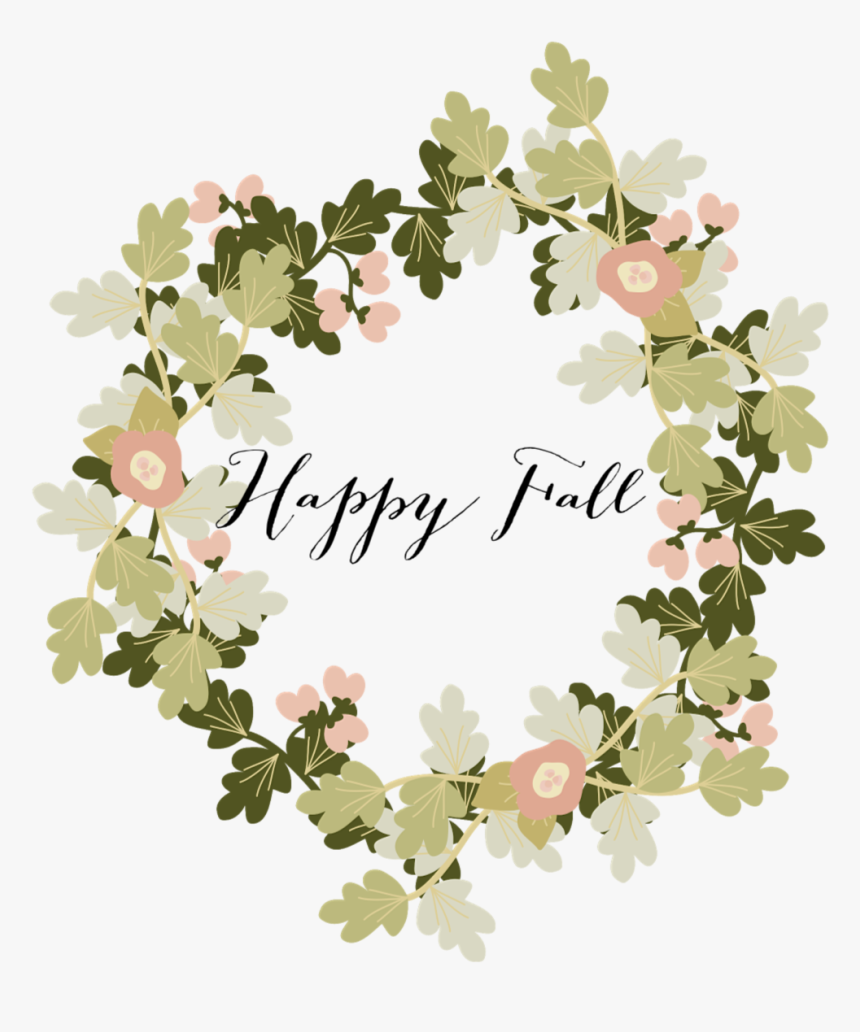 Transparent Fall Wreath Png - Illustration, Png Download , Transparent ...