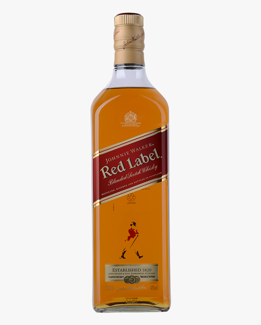 Johnnie Walker Red Label Whiskey, HD Png Download , Transparent Png ...