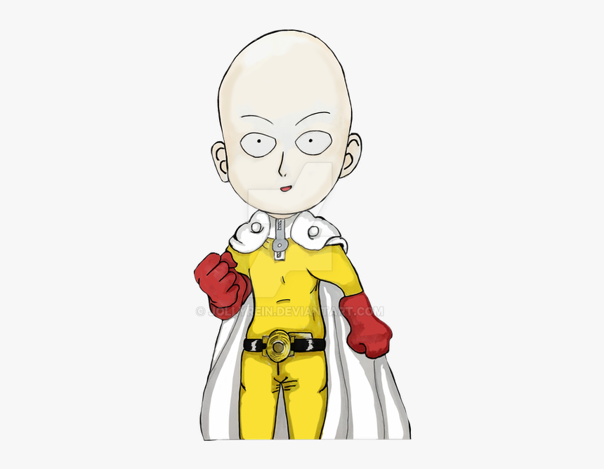 One Punch Man Saitama Fanart - Cartoon, HD Png Download , Transparent ...