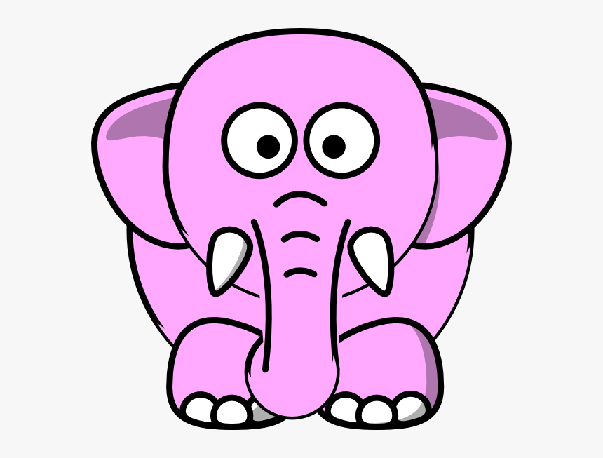 Pink Elephant Clip Art At Clker - Pink Elephant Clipart, HD Png ...