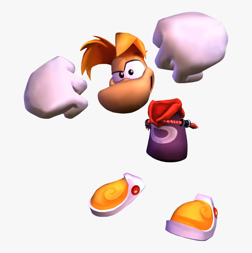 Rayman 2 Helicopter Hair, HD Png Download , Transparent Png Image - PNGitem