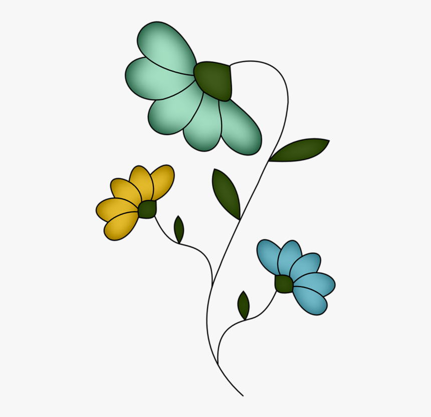 Drawing Cartoon Clip Art - Flower Cartoon Drawing Png, Transparent Png ...