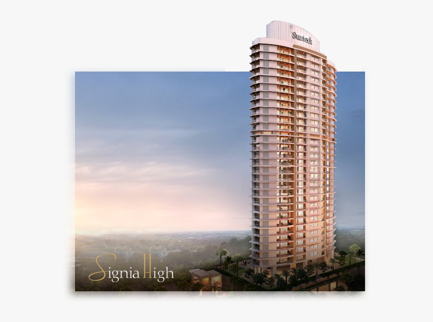 Signia High Borivali East - Sunteck Signia High, HD Png Download ...