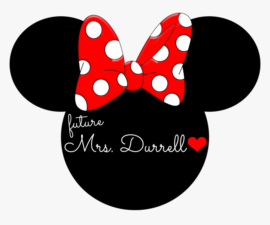 Minnie Mouse Face Silhouette, HD Png Download , Transparent Png Image ...