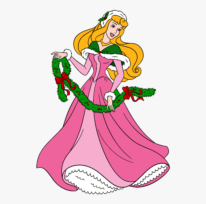 Disney Princess Christmas Clipart, HD Png Download , Transparent Png ...