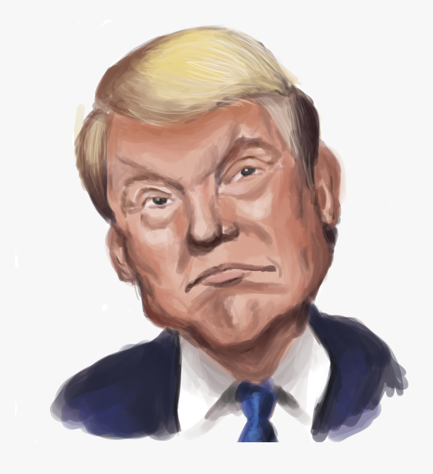 Trump - Self-portrait, HD Png Download , Transparent Png Image - PNGitem