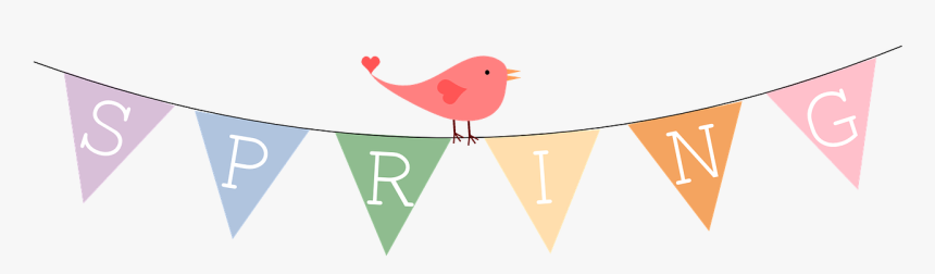Transparent Vector Design Background Banner Png - Spring Bunting Clip ...