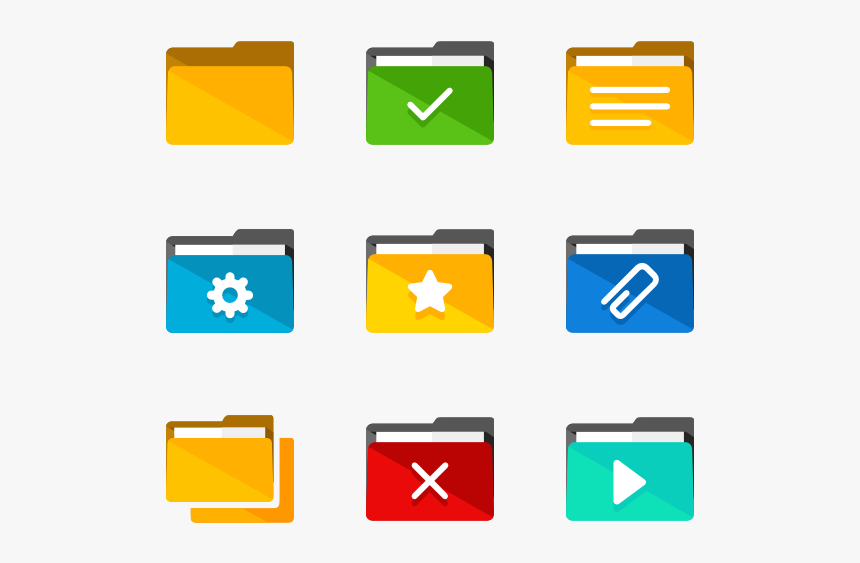 Icon Folder Transparent, HD Png Download , Transparent Png Image - PNGitem
