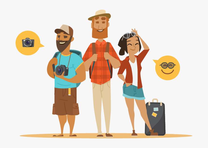 Tourism Cartoon, HD Png Download , Transparent Png Image - PNGitem