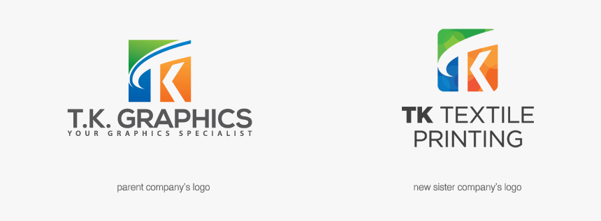 Tk Graphics And Tk Textile Printing Logos - Textile, HD Png Download , Transparent Png Image ...