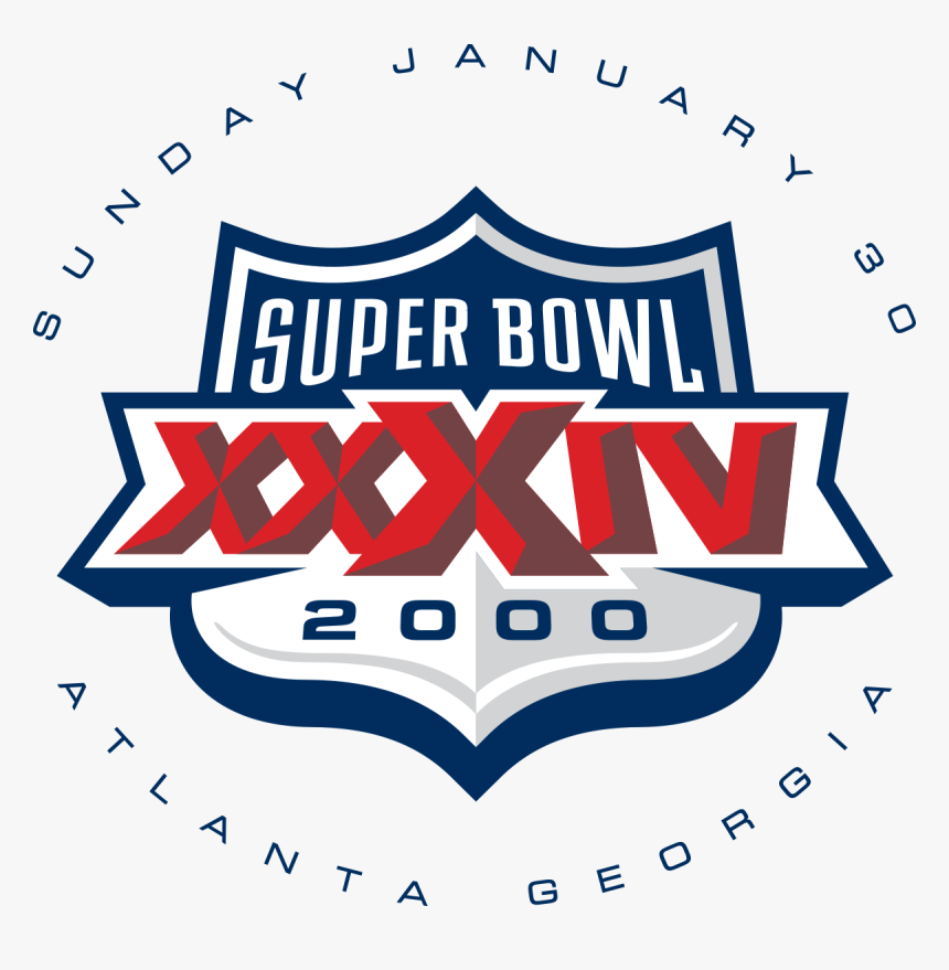 Super Bowl Xxxiv Logo, HD Png Download , Transparent Png Image - PNGitem