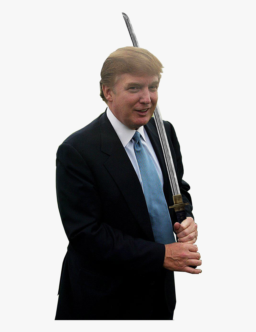 Trump With Samurai Sword, HD Png Download , Transparent Png Image - PNGitem