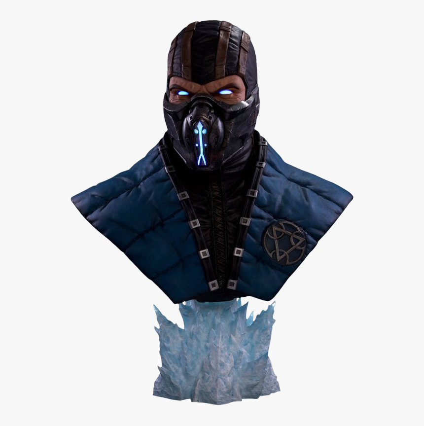 Mortal Kombat X - Sub Zero Bust Statue, HD Png Download , Transparent ...