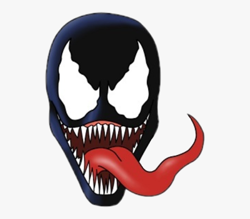 #venom #superheroes #marvel - Easy Cartoon Venom Drawing, HD Png ...