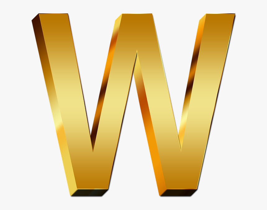 Gold Letters With Transparent Background, HD Png Download , Transparent ...