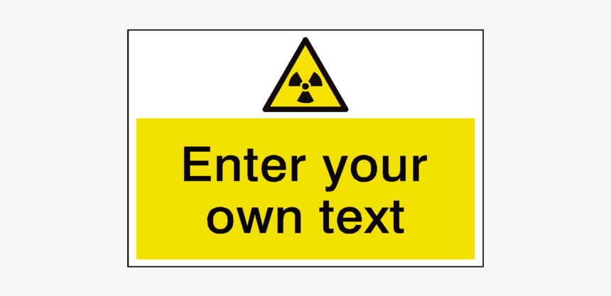 Radioactive Material Custom Safety Sticker - Construction Site Hazard ...