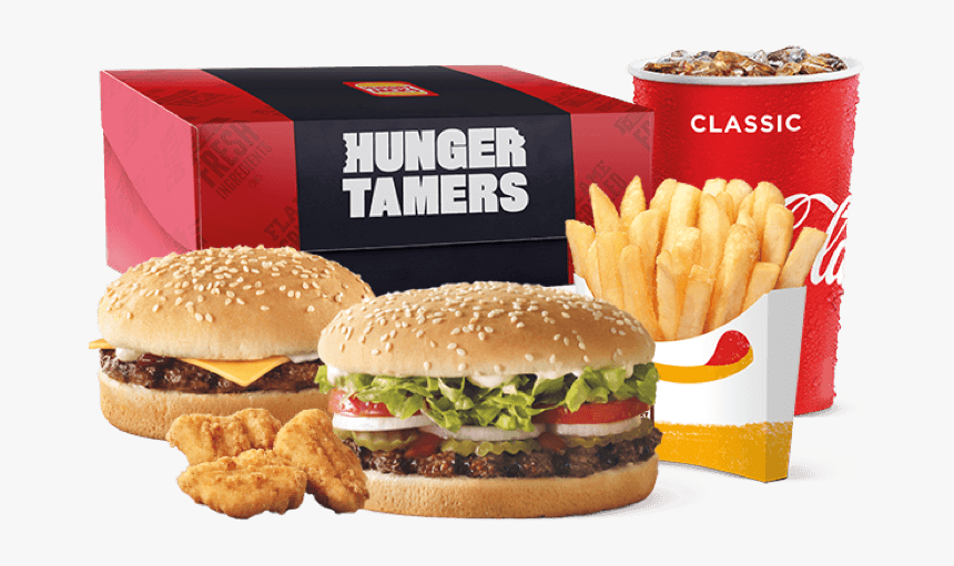 Whopper® Hunger Tamers - Hungry Jacks Hunger Tamer, HD Png Download ...