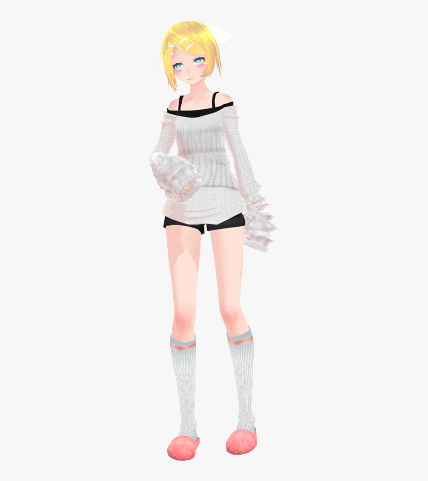 Mmd Model Rin Dl, HD Png Download , Transparent Png Image - PNGitem