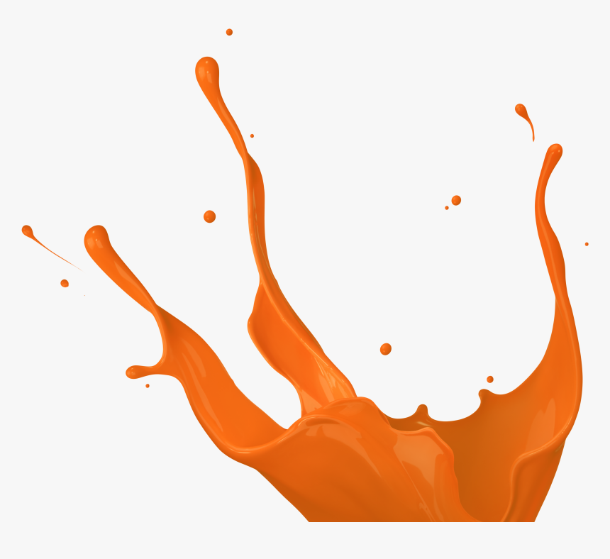 Color Orange Splash Png Hd, Transparent Png , Transparent Png Image ...