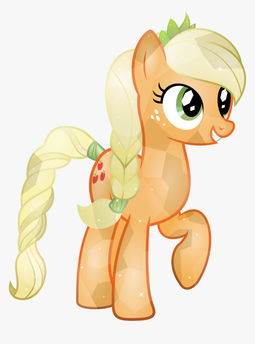 Crystal Apfel, Apple Jack - My Little Pony Crystal Applejack, HD Png ...
