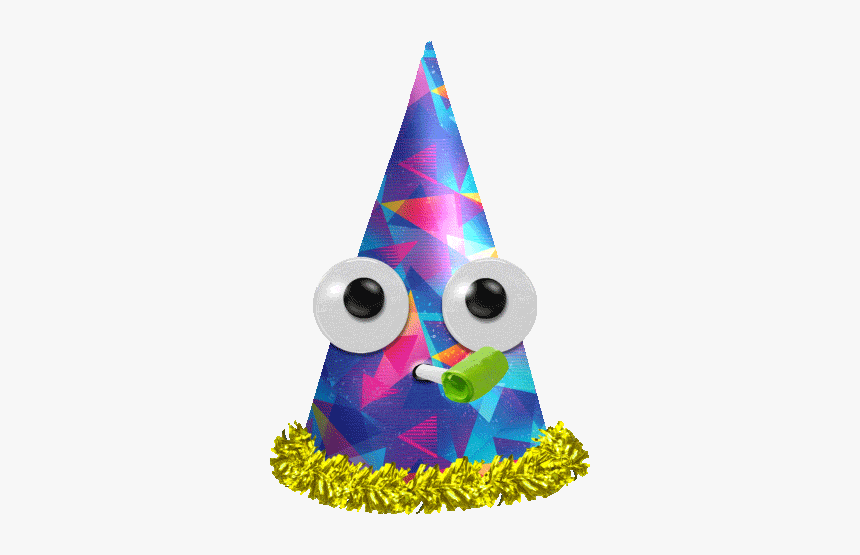 Happy Birthday Hat Gif, HD Png Download , Transparent Png Image - PNGitem
