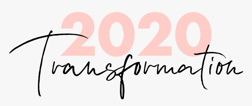2020 Transformation Ads - Calligraphy, HD Png Download , Transparent ...