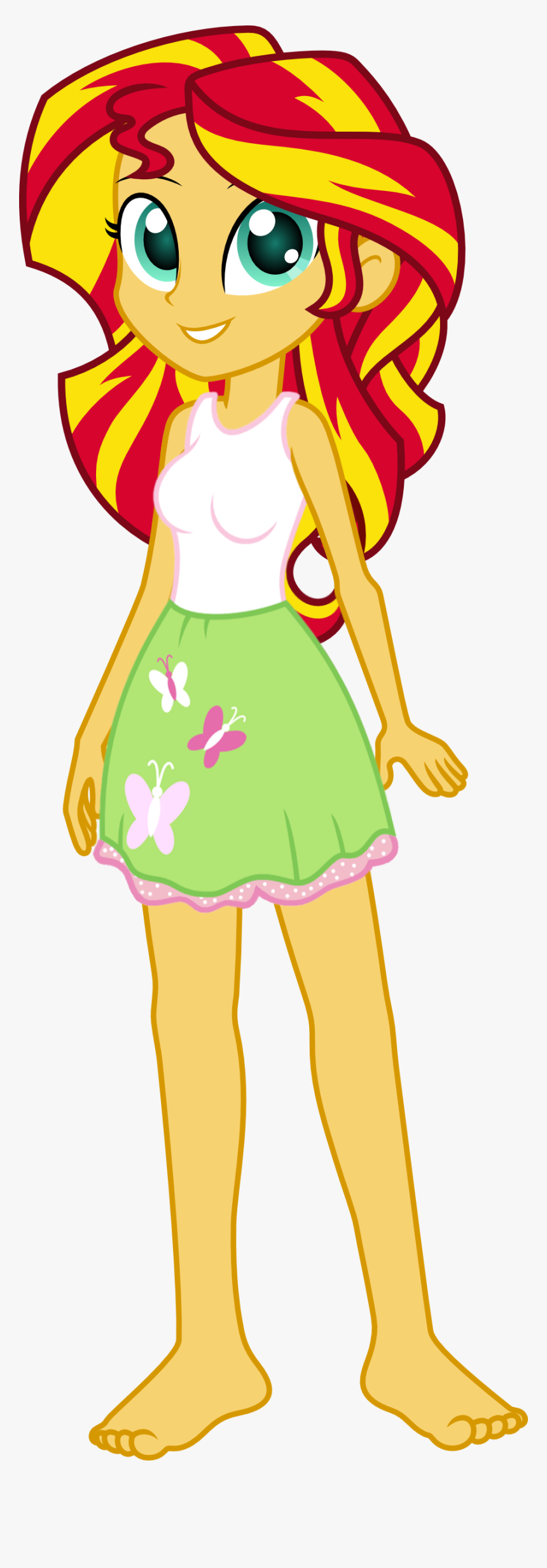 Sunset Shimmer En Bikini, HD Png Download , Transparent Png Image - PNGitem