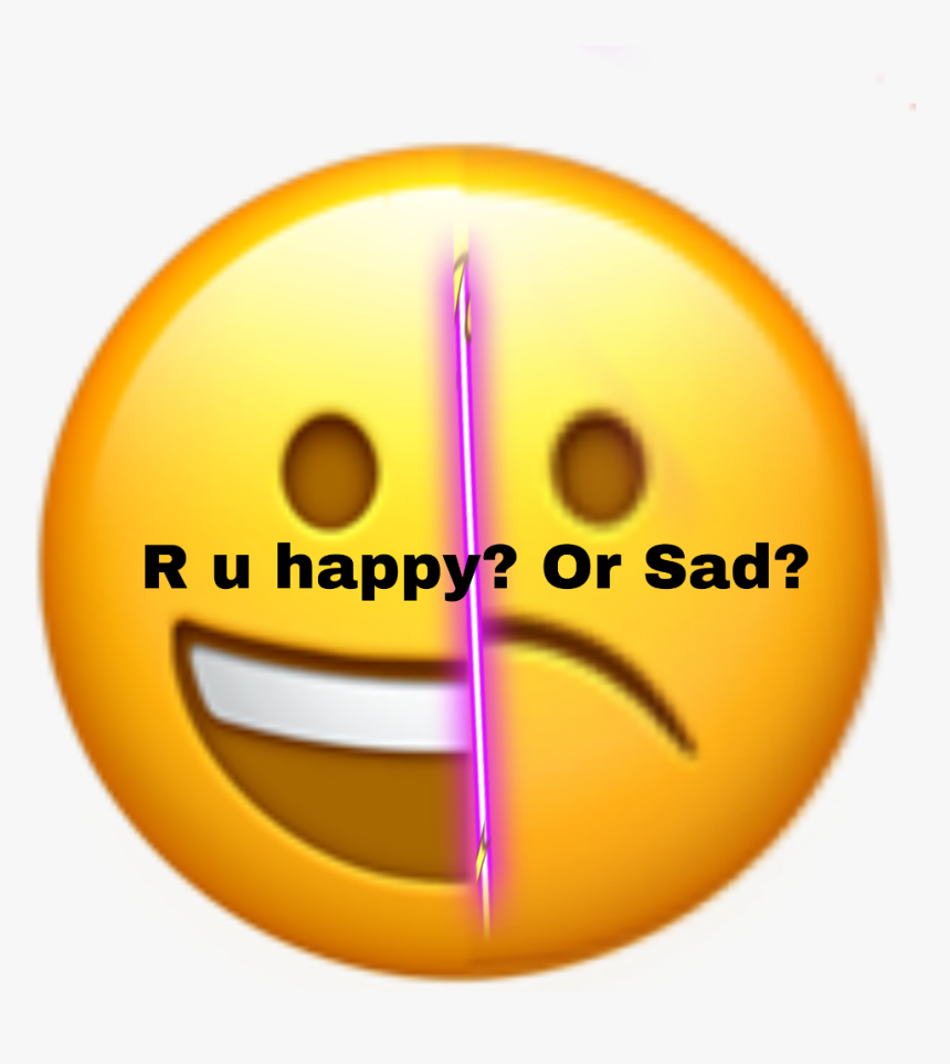 R U Happy Ir Sad - Circle, HD Png Download , Transparent Png Image ...