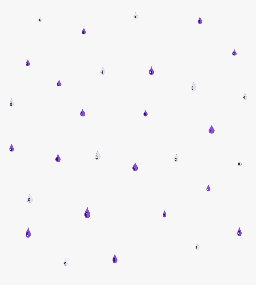 Rain Drops Watercolor Purple Purplerain Prince - Parallel, HD Png ...