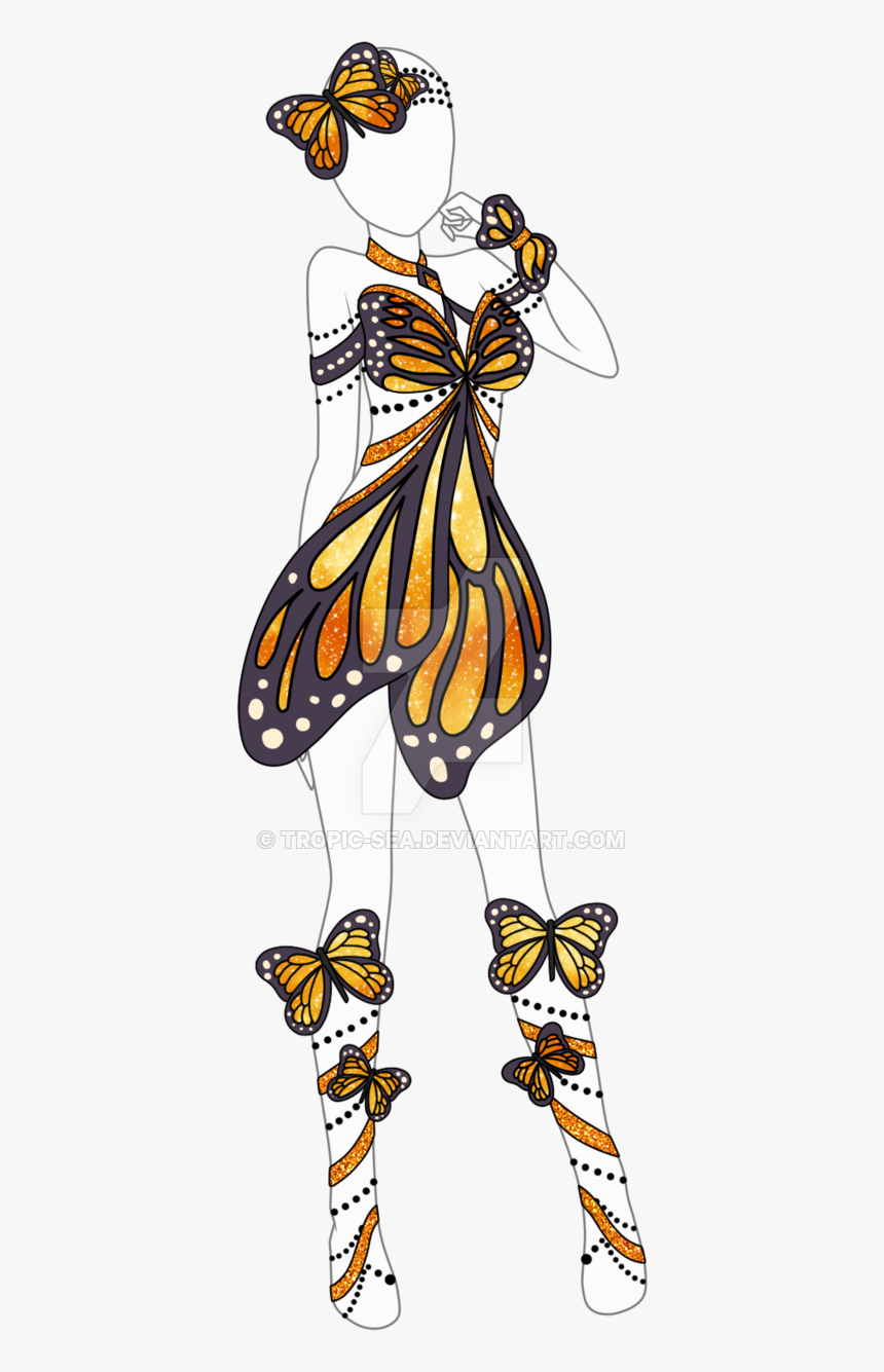 Vestidos De Mariposa Monarca, HD Png Download , Transparent Png Image ...