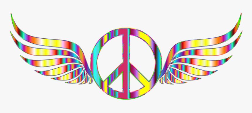 Peace Sign With Wings, HD Png Download , Transparent Png Image - PNGitem