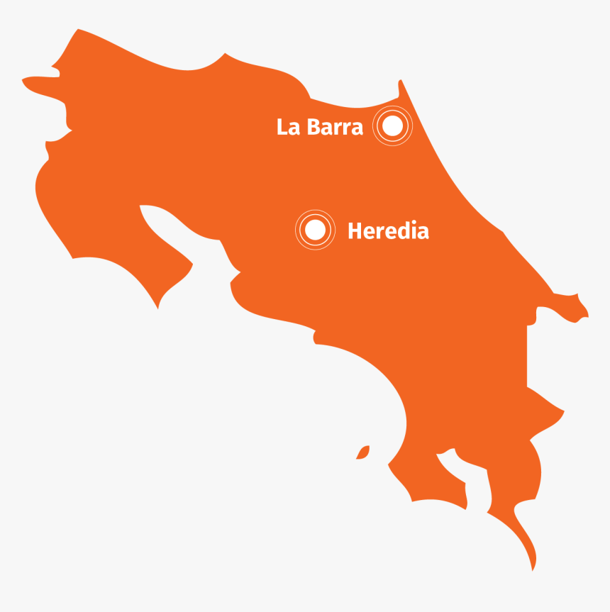 Costa Rica Map Clipart, HD Png Download , Transparent Png Image - PNGitem